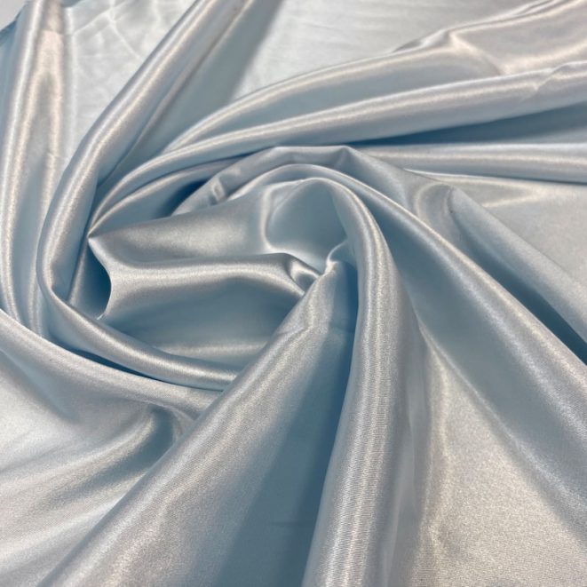 Polyester Satin – Pale Blue – Shine Trimmings & Fabrics
