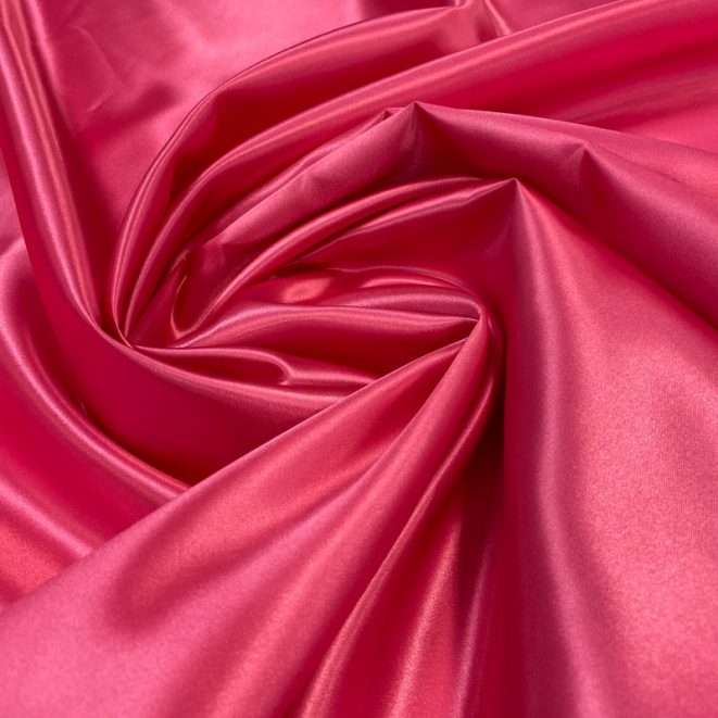 Polyester Satin – Hot Pink – Shine Trimmings & Fabrics