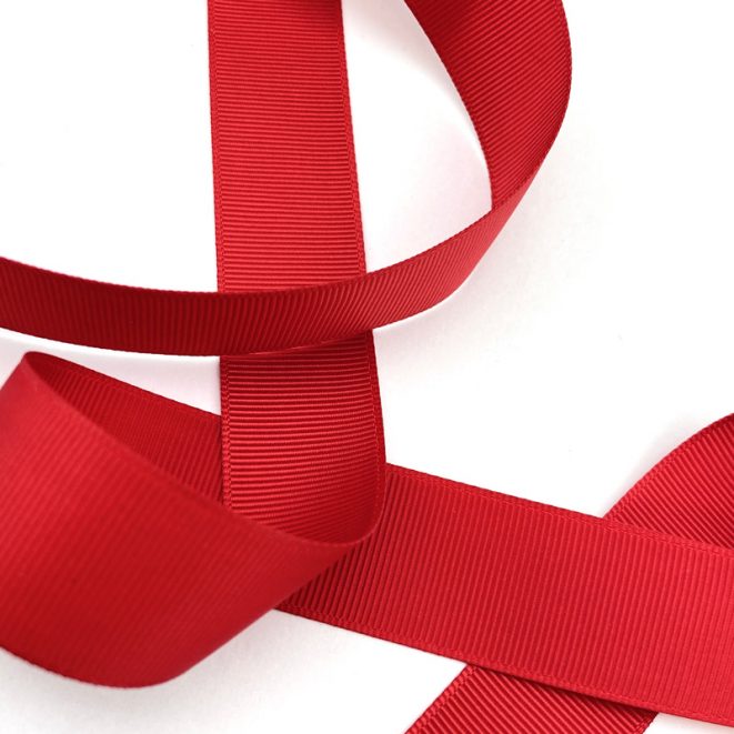 Grosgrain Ribbon Red – Shine Trimmings & Fabrics