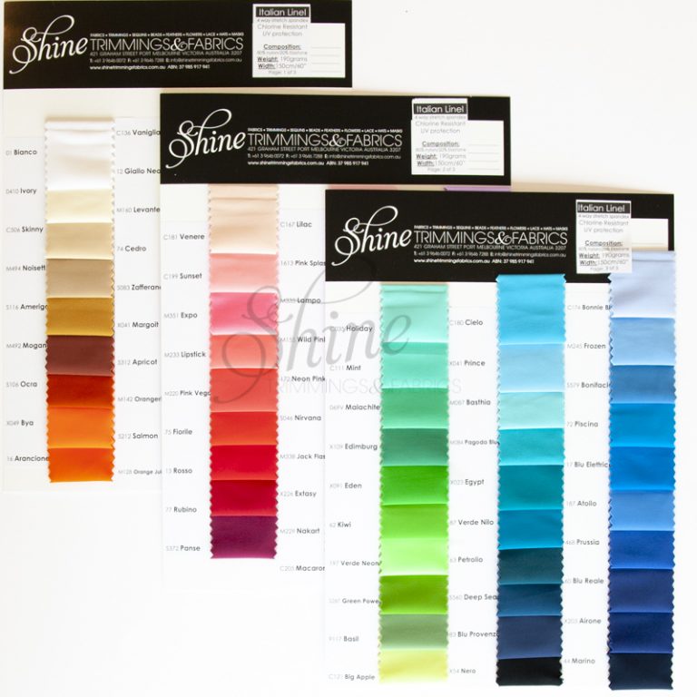 Specialty Sequin Fabric Sample Cards | Shine Trimmings & Fabrics