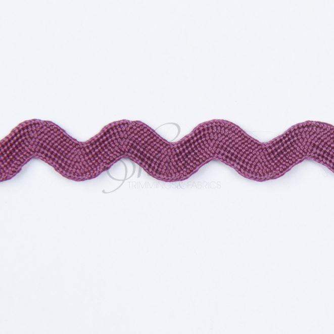 Ric Rac 5mm Burgundy – Shine Trimmings & Fabrics