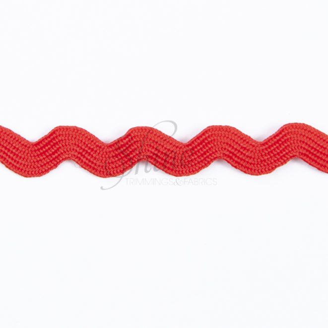 Ric Rac 10mm Red – Shine Trimmings & Fabrics