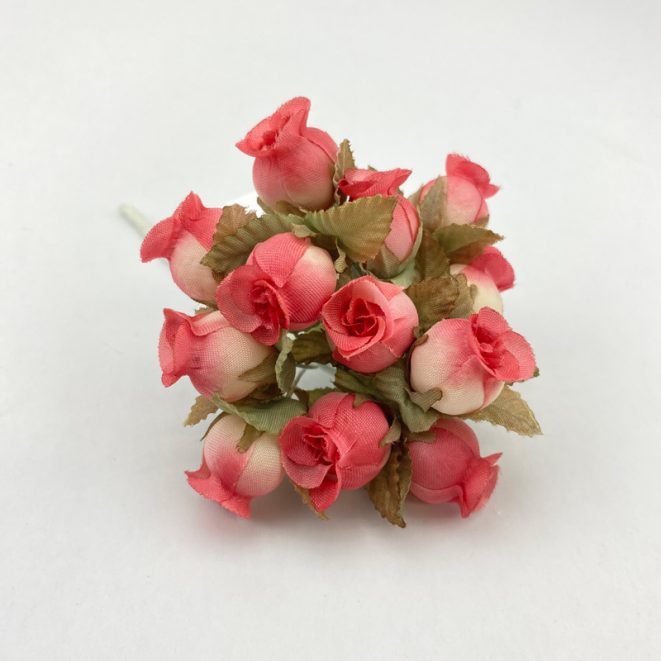 Bunch of Small Rosebuds Dry Pink – Shine Trimmings & Fabrics