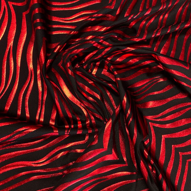 Dotted Rose Flock Design Spandex – Shine Trimmings & Fabrics