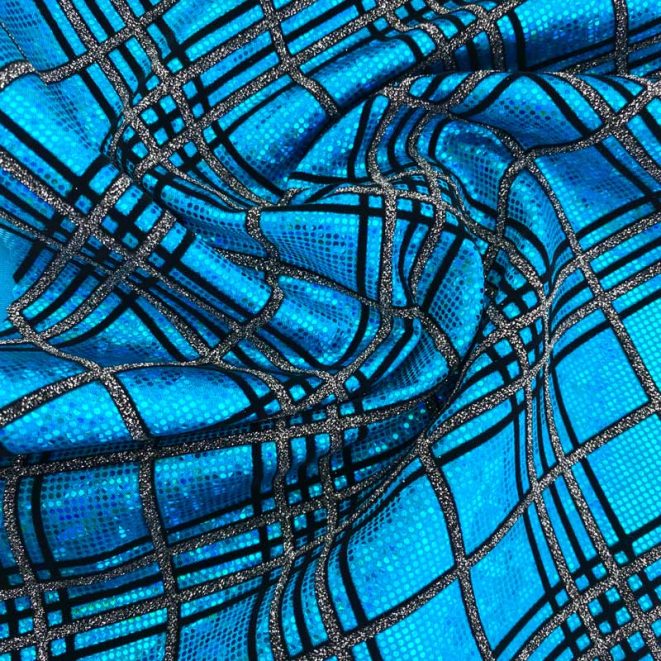 Clouds Flock Design Spandex – Shine Trimmings & Fabrics