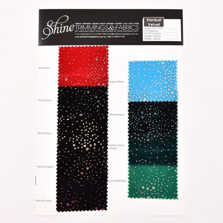 Specialty Sequin Fabric Sample Cards | Shine Trimmings & Fabrics