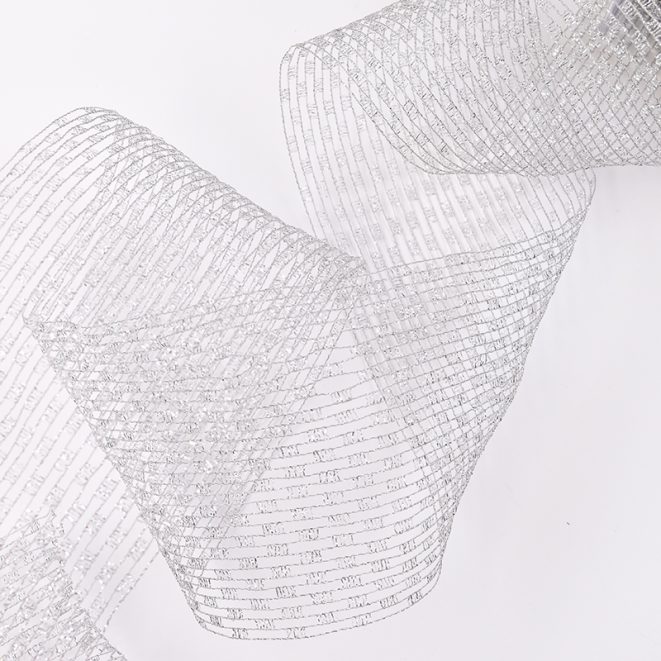 Metallic Netting Silver Ribbon – Shine Trimmings & Fabrics