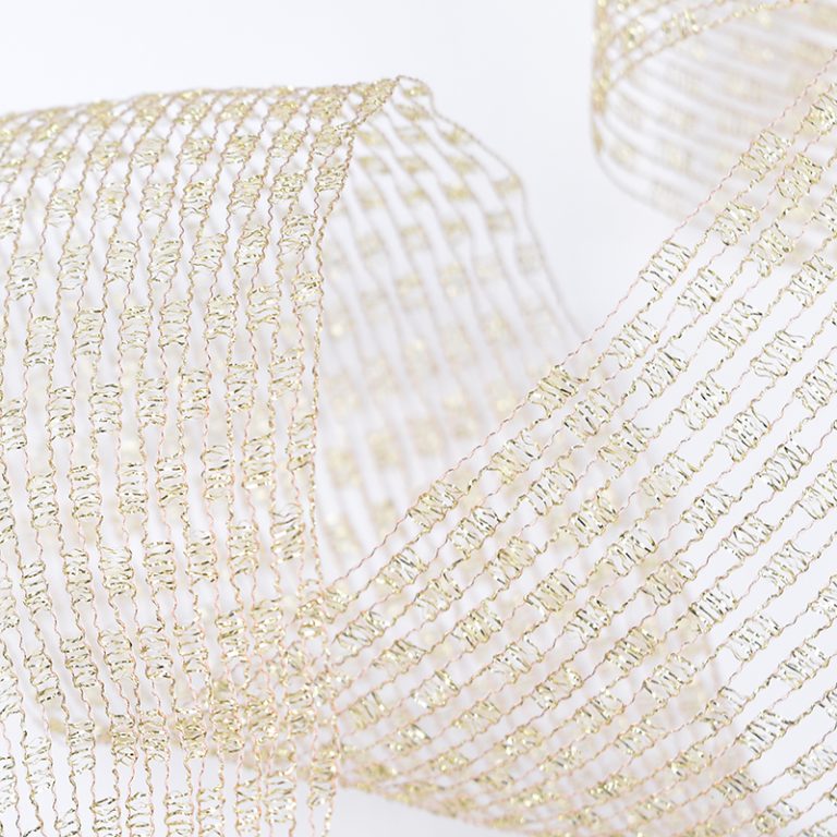 Metallic Netting Gold Ribbon – Shine Trimmings & Fabrics