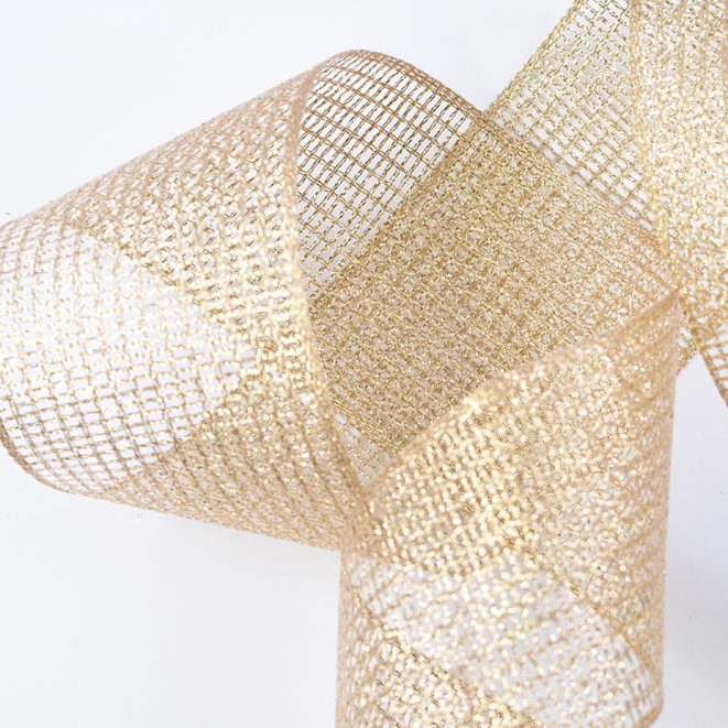Lumi Netting Antique Gold Ribbon – Shine Trimmings & Fabrics