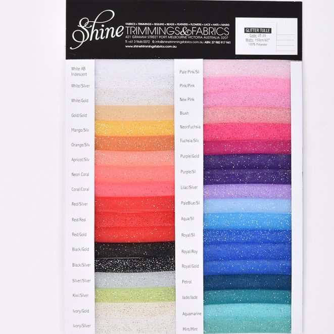 Razzle Dazzle Tulle – Multi Colour | Shine Trimmings & Fabrics