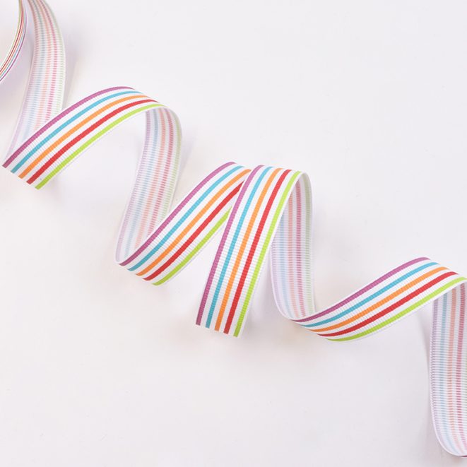 Colourful Day Multi Stripe Ribbon | Shine Trimmings & Fabrics