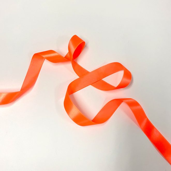 Satin Ribbon Bright Orange – Shine Trimmings & Fabrics