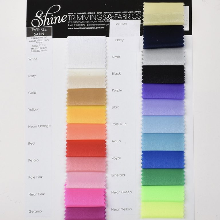 Specialty Sequin Fabric Sample Cards | Shine Trimmings & Fabrics