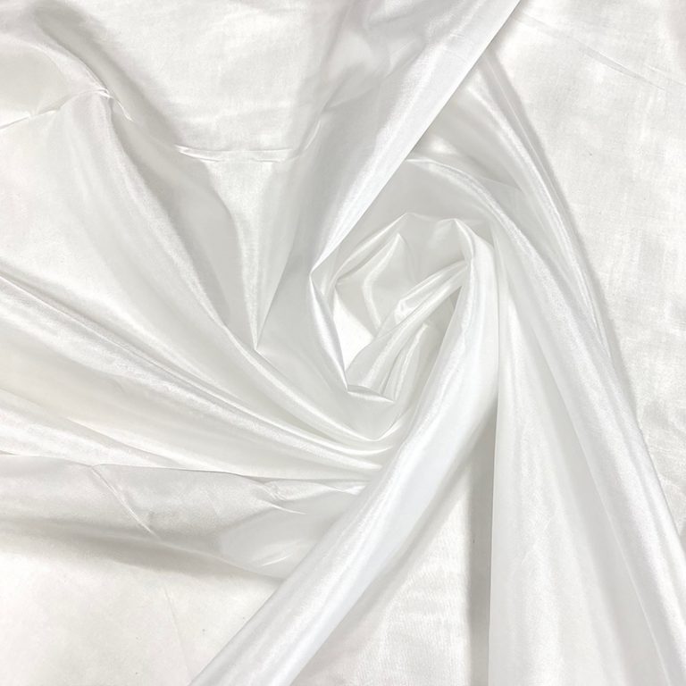 Polysheen White – Shine Trimmings & Fabrics