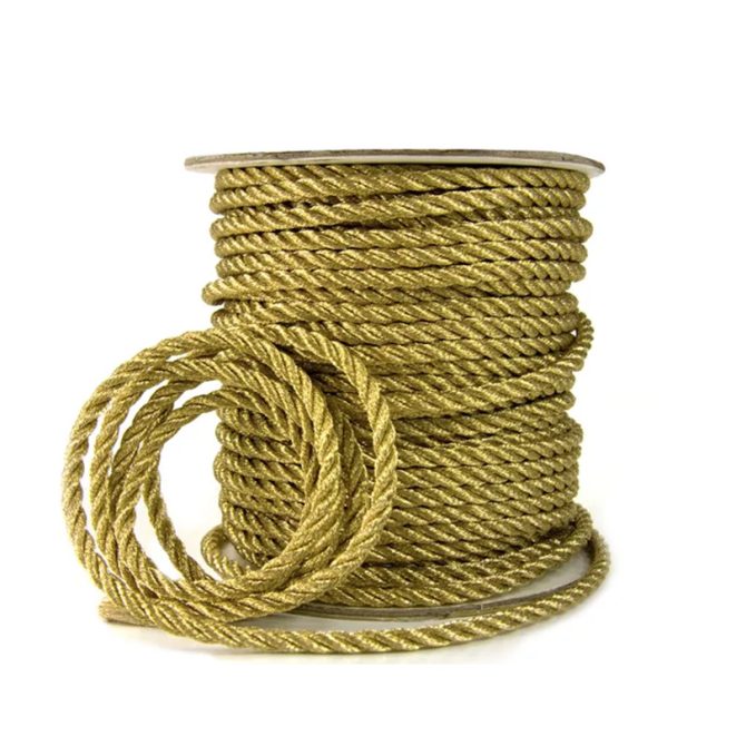 Metallic Cord Gold – Shine Trimmings & Fabrics