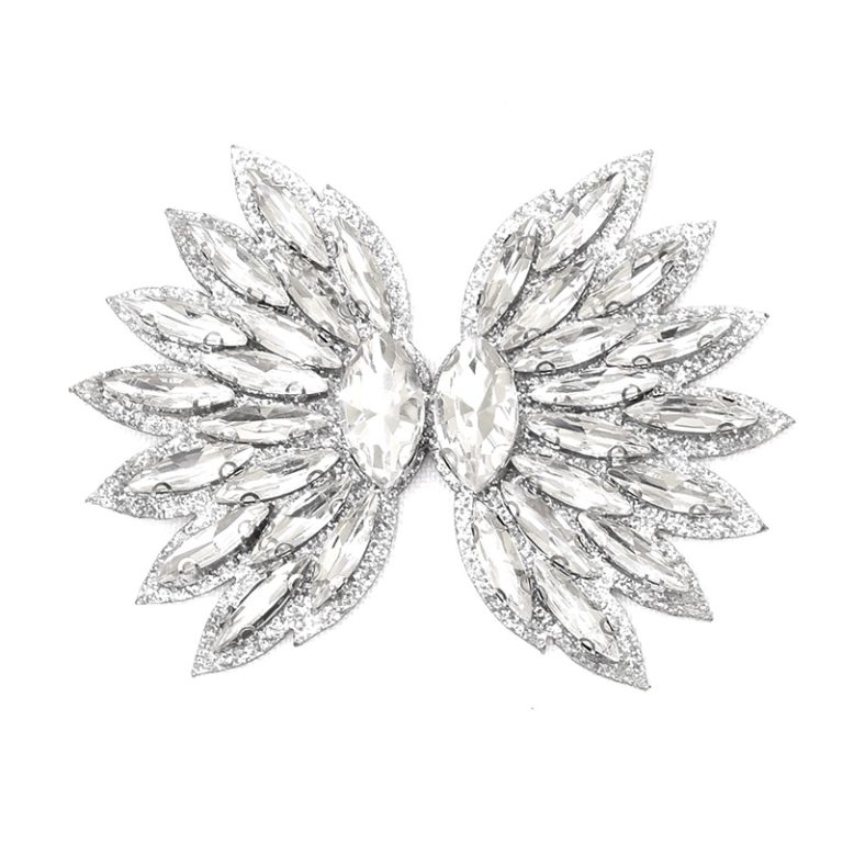 Diamante Angel Wings Motif Crystal – Shine Trimmings & Fabrics
