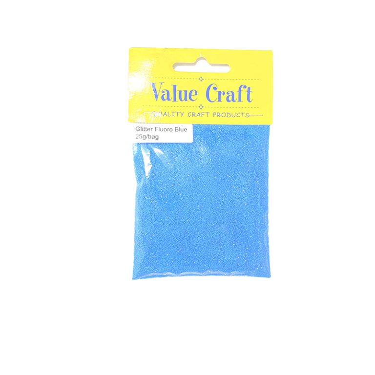 Glitter Packet – Fluro Blue – Shine Trimmings & Fabrics