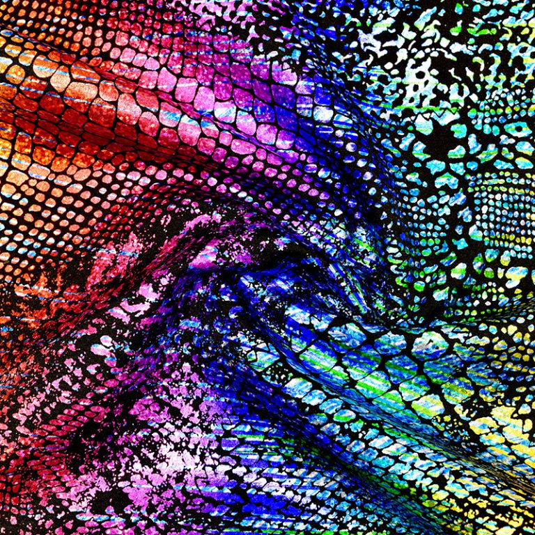 Rainbow Venom Stretch Spandex – Shine Trimmings & Fabrics