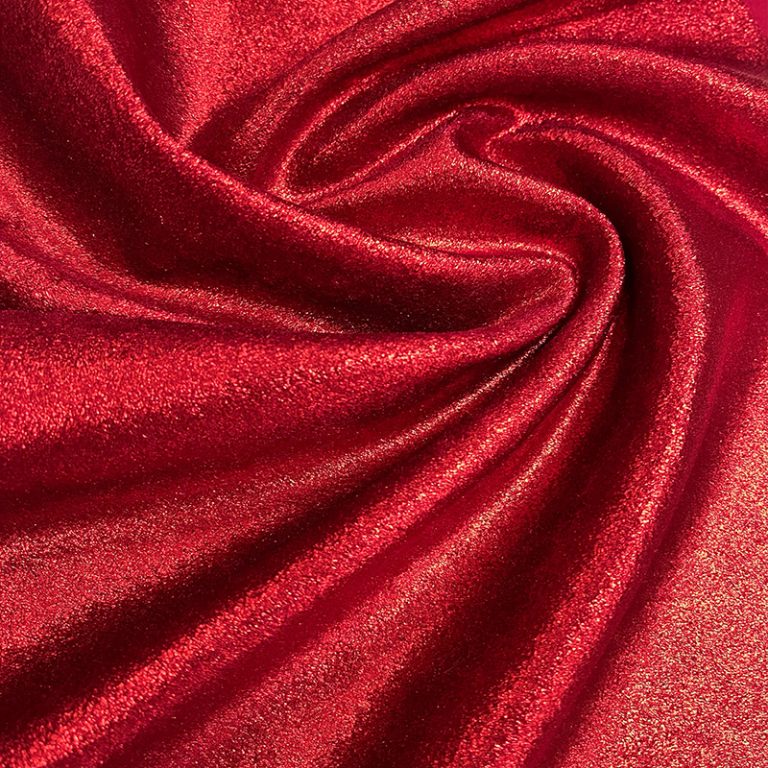 Metallic Foil Velvet – Red – Shine Trimmings & Fabrics